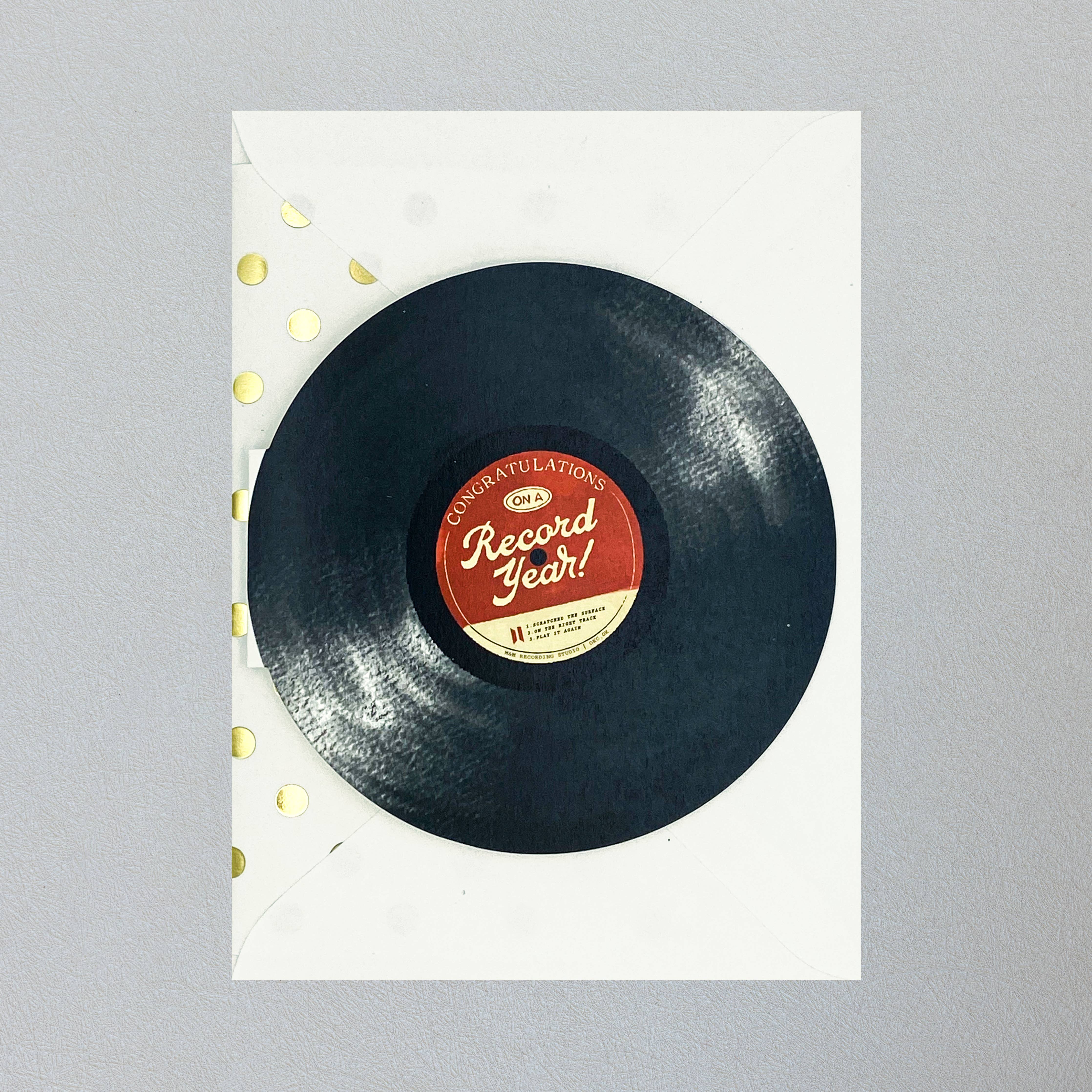 Record Year - Congratulations Greeting Card Vinyl Disc – Jubilee ...