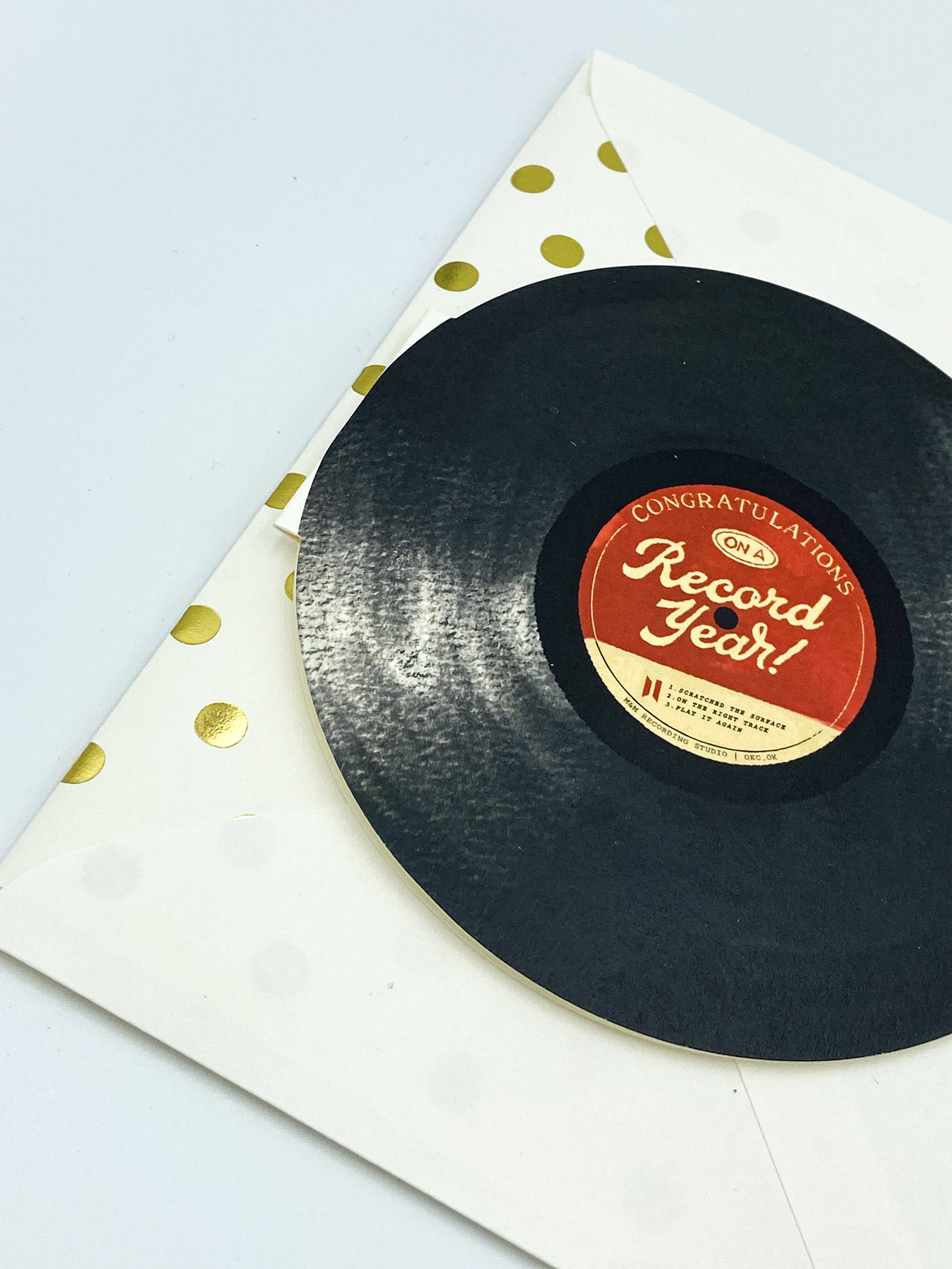 Record Year - Congratulations Greeting Card Vinyl Disc – Jubilee ...