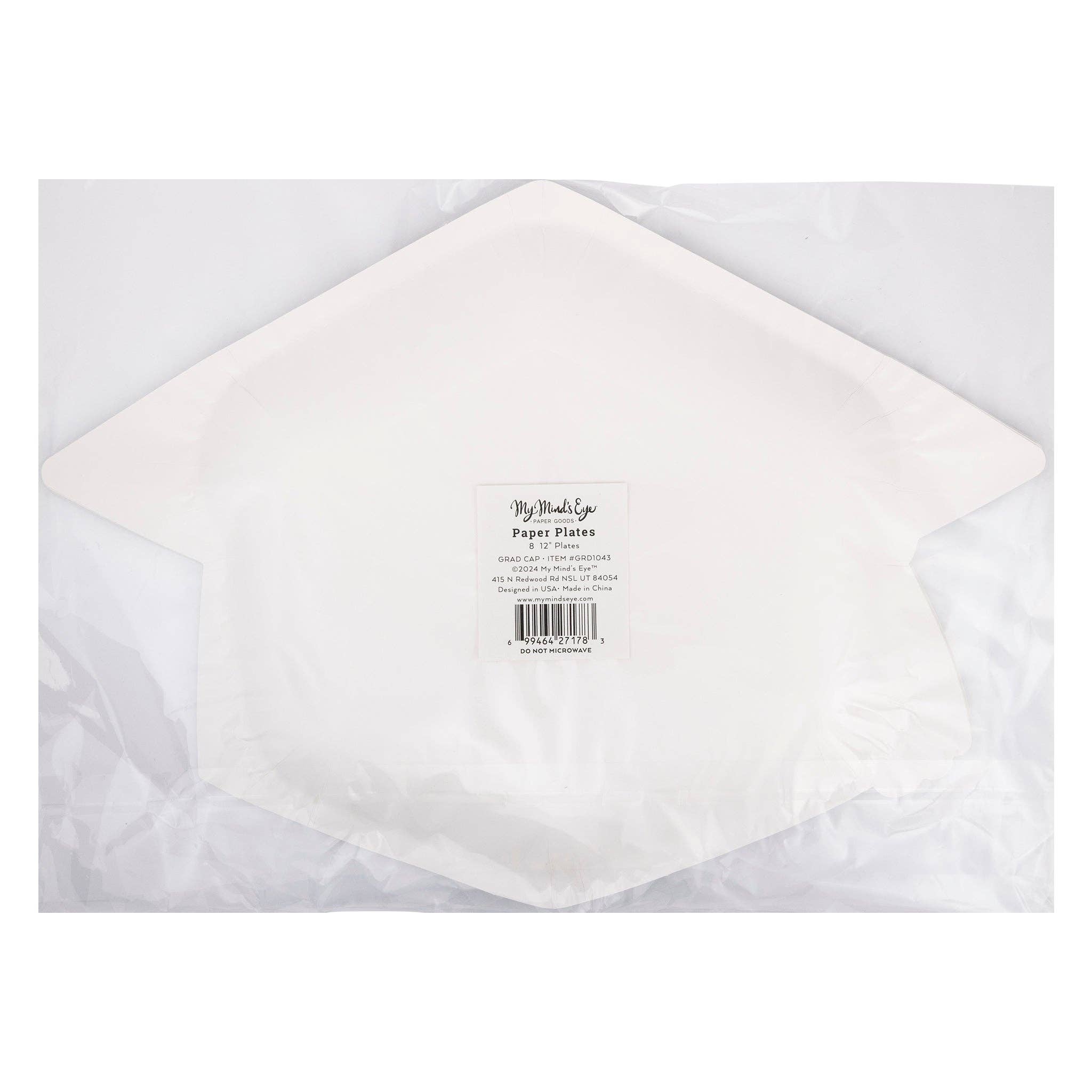 Graduation Cap Shaped Paper Plate – Jubilee Balloon Co.