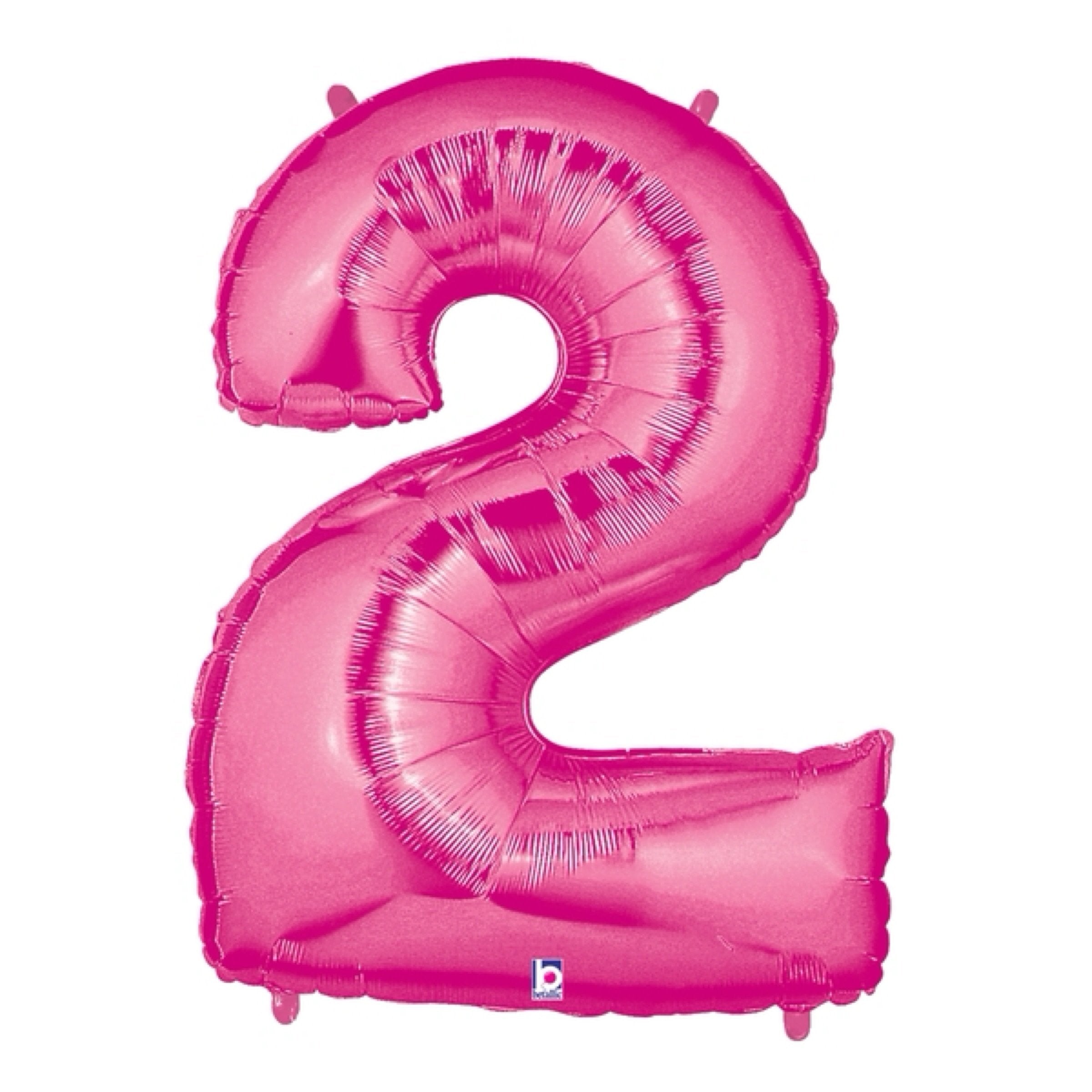 40” Pink Number Mylar Balloon – Jubilee Balloon Co.