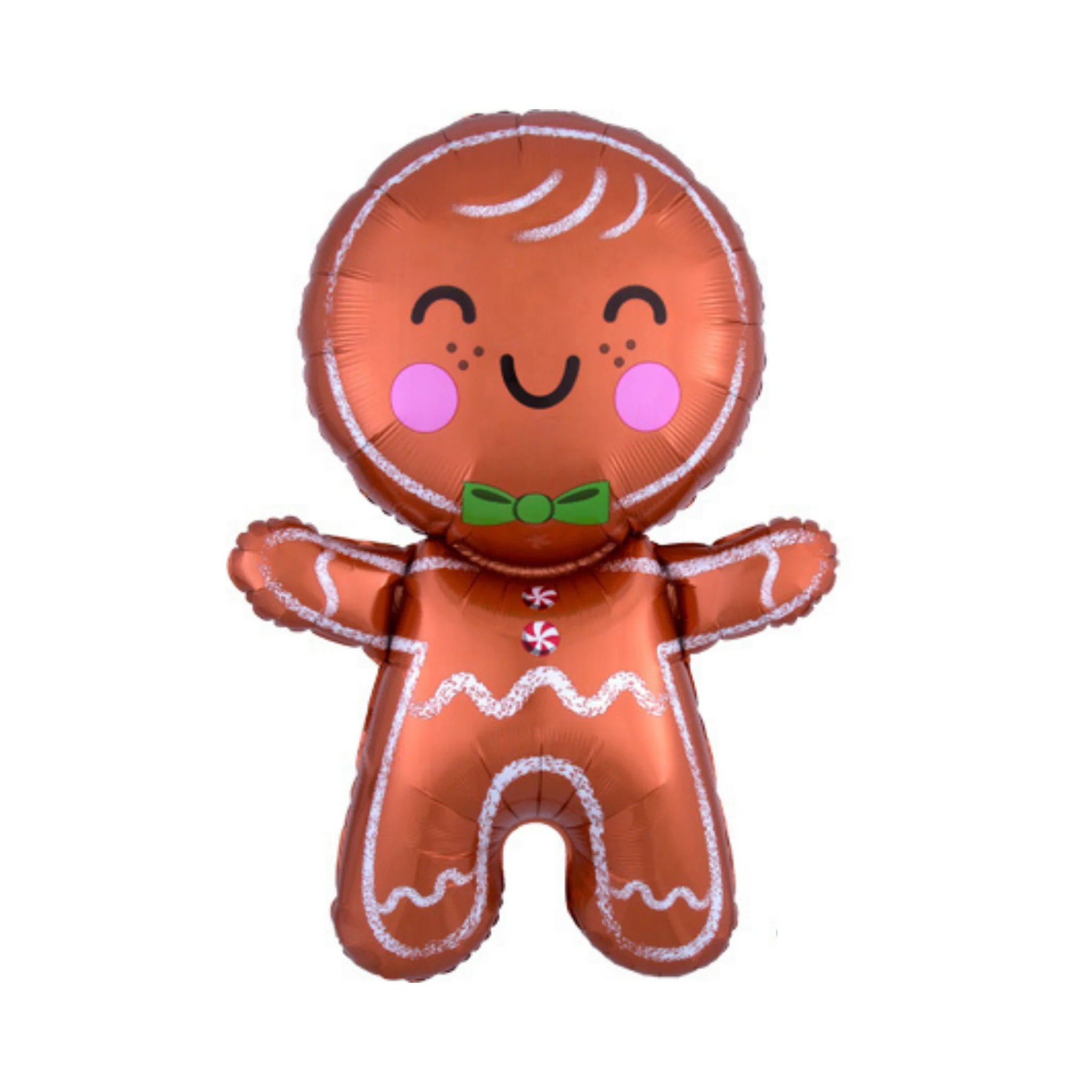 Happy Smiling Gingerbread Man Balloon – Jubilee Balloon Co.