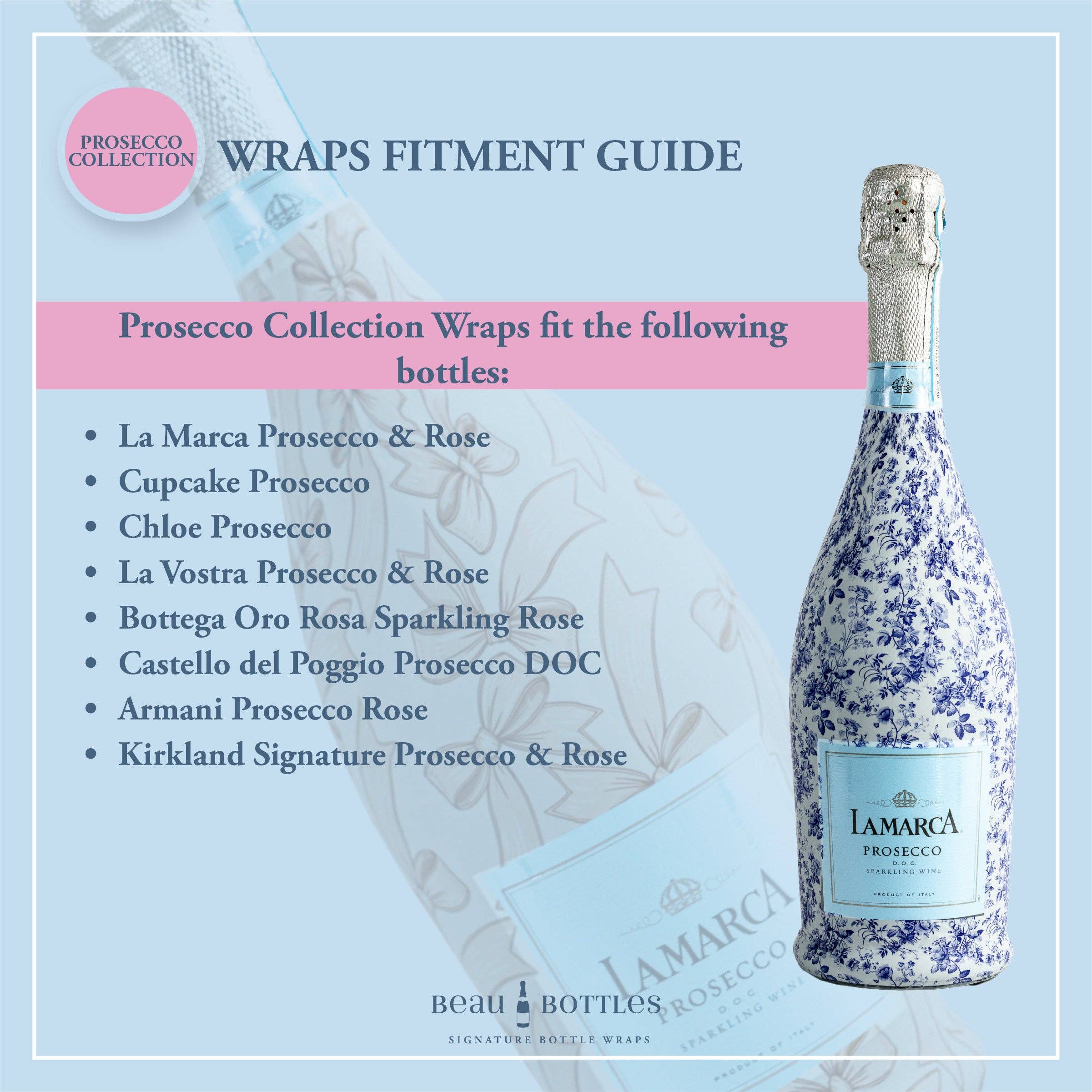 Beau Bottles NYE Celebration - Prosecco Collection – Jubilee Balloon Co.