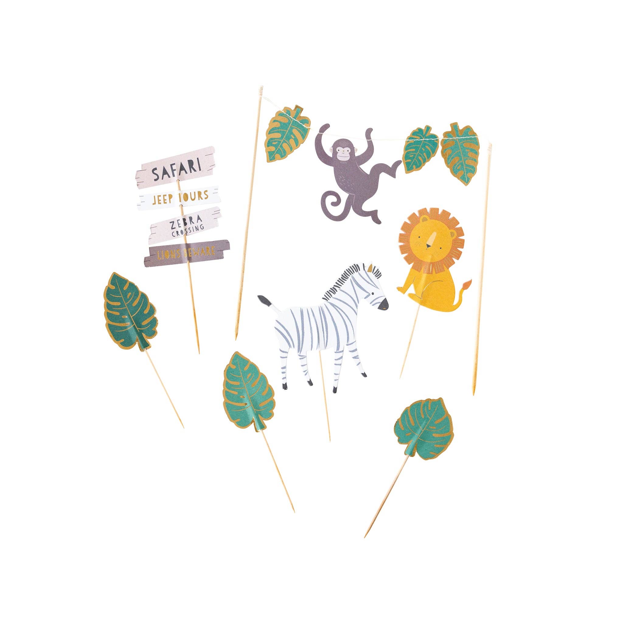 SAF910 - Safari Cake Topper Set – Jubilee Balloon Co.