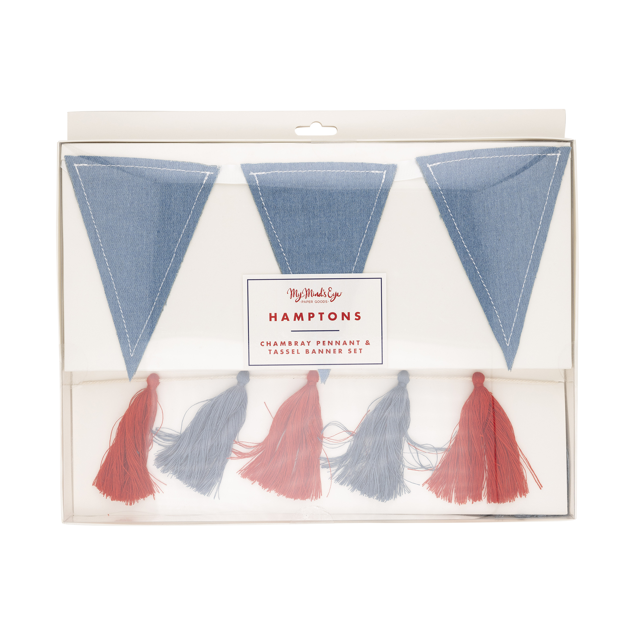 Chambray and Tassel Banner Set – Jubilee Balloon Co.