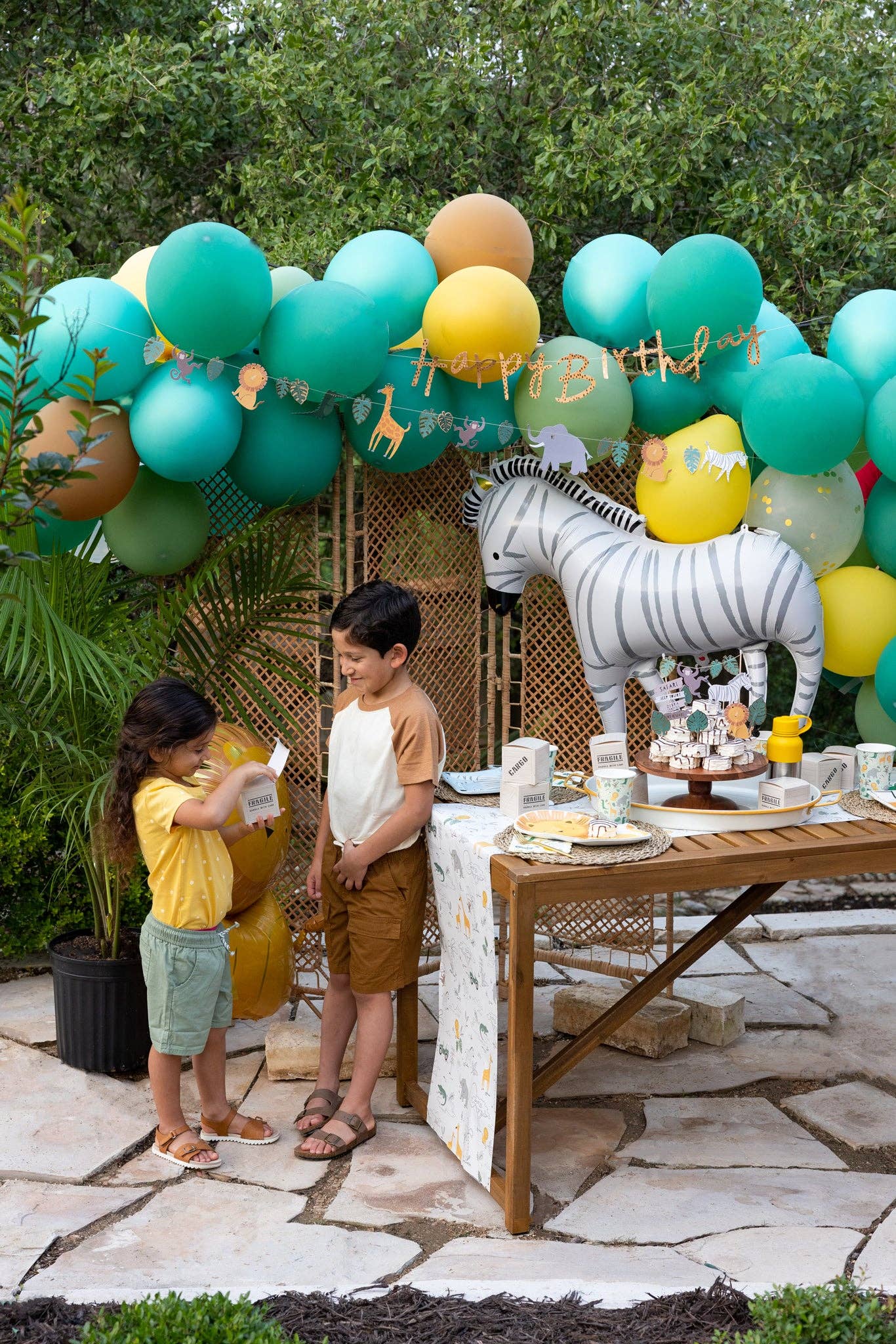 SAF915 - Safari Zebra Mylar Balloon – Jubilee Balloon Co.
