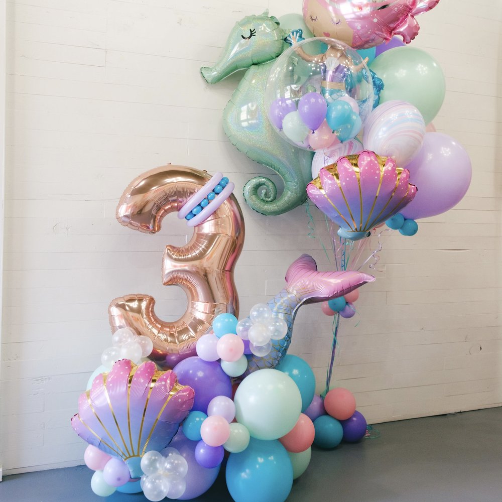 MERMAID SCULPTURE TO-GO (Pick up Only) – Jubilee Balloon Co.